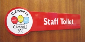 Crest Office and Classroom Door Signs - Signs 4 Schools